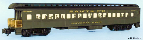 Atsf 72 Passenger 5 Car Set Americanmodelsllc