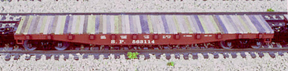 SP 46' Flat Car w/ tank — americanmodelsllc