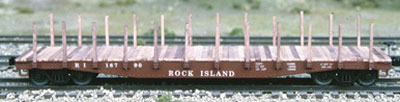 RI 46' Flat Car w/ tank — americanmodelsllc