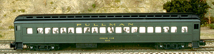 Pullman Coach Side View Green