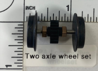 Wheelset, 2 and 3 axle High Rail loco square bearing — americanmodelsllc