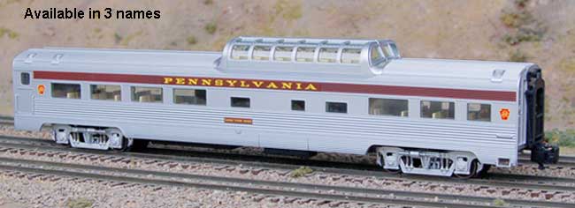 PRR Budd Vista Dome Coach — americanmodelsllc