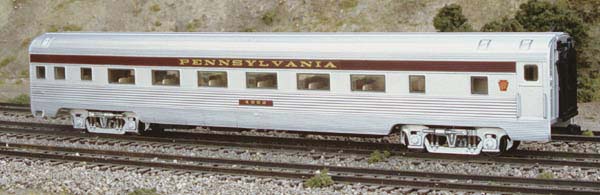PRR Extra Budd Coach - Silver — americanmodelsllc