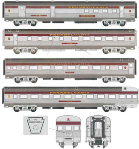 PRR Budd 4 Car Set — americanmodelsllc